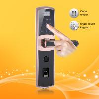 China High Quality Fingerprint Digital Password Door Lock with Emergency Power Interface for sale