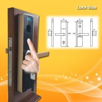 China Fashion Style Password and Fingerprint Door Lock with Waterproof Touch Screen for sale