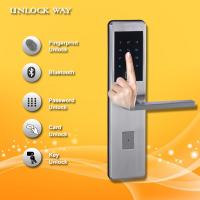 China Commercial Touch Screen Fingerprint Sensor Door Lock Elegant Appearance Design for sale