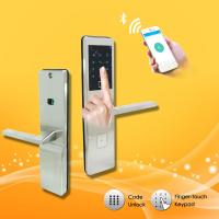 China Smart Home Bluetooth Security Door Lock , Fingerprint Scanner Door Entry System for sale