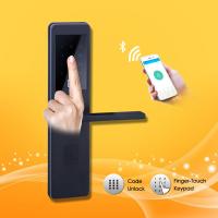 China High End Digital Electronic Fingerprint Door Lock , Home Security Door Locks for sale