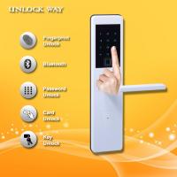 China card reading contactlessly Smart Touch screen Keyless Password Door Lock for sale