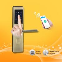 China card reading contactlessly Smart Touch screen Keyless Password Door Lock for sale