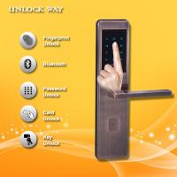China Password Door Lock Keyless card reading contactlessly  card finger-touch keypad for sale