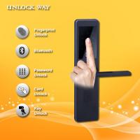 China Password Door Lock Keyless card reading contactlessly  card finger-touch keypad for sale