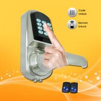 China Elegant Design Pass Code Door Locks , Remote Control Front Door Lock 154*68*78mm for sale