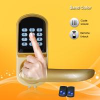 China Elegant Design Pass Code Door Locks , Remote Control Front Door Lock 154*68*78mm for sale