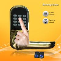 China Easy Operated Electronic Keypad Door Lock With Fingerprint / Password Open for sale