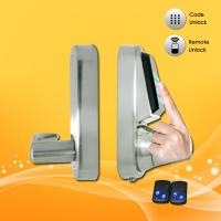 China Easy Operated Electronic Keypad Door Lock With Fingerprint / Password Open for sale