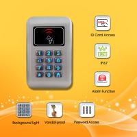China Vandal Proof RFID Proximity Card Reader With Keypad 3-6 Cm Transmission Distance for sale