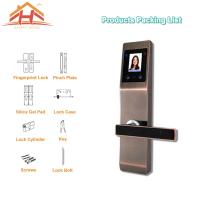 China Face And Fingerprint Entry Door Lock With With Anti Peephole Structure for sale