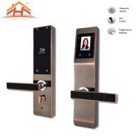 China Face And Fingerprint Entry Door Lock With With Anti Peephole Structure for sale