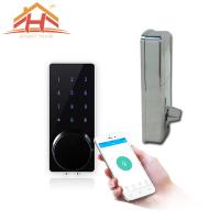 China Customized High Standard Bluetooth Smart Door Lock With Wireless Touch Screen for sale