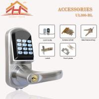 China Fingerprint Bluetooth Smart Door Lock , Wireless Electronic Door Locks For Homes With Deadbolt for sale