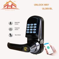 China Smart Bluetooth Electronic Keypad Door Lock Password Control For Home Security for sale