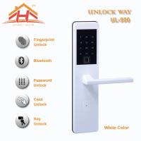 China Fingerprint Keypad Bluetooth Smart Door Lock With Low - Voltage Alarm for sale