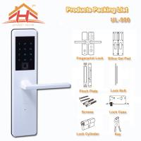 China Fingerprint Keypad Bluetooth Smart Door Lock With Low - Voltage Alarm for sale