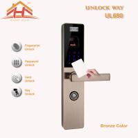 China RFID Card and Fingerprint Door Lock with Password for sale