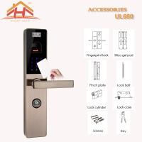 China RFID Card and Fingerprint Door Lock with Password for sale