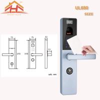 China Password RFID Card Door Lock With 500 DPI Fingerprint Pixel FCC Approved for sale
