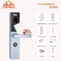 China Password RFID Card Door Lock With 500 DPI Fingerprint Pixel FCC Approved for sale