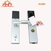 China Waterproof Touch Screen Anti-theft Biometric RFID Card Door Lock for sale