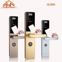 China Waterproof Touch Screen Anti-theft Biometric RFID Card Door Lock for sale