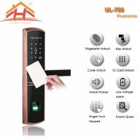 China RFID Card Door Lock With 4 Pcs 1.5V AA Alkaline Batteries Power Supply for sale