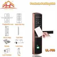 China RFID Card Door Lock With 4 Pcs 1.5V AA Alkaline Batteries Power Supply for sale