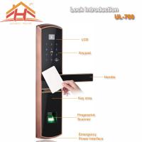 China RFID Card Door Lock With 4 Pcs 1.5V AA Alkaline Batteries Power Supply for sale