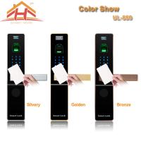 China Home Automation RFID Card Door Lock With Optical or Capacitive Fingerprint Sensor for sale