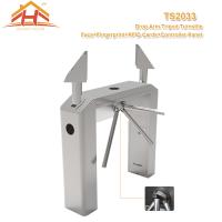 China Gym Football Fingerprint Access Control Turnstile For Entrance , Metal Turnstile Gate for sale
