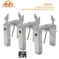 China Gym Football Fingerprint Access Control Turnstile For Entrance , Metal Turnstile Gate for sale
