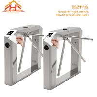 China Semi Automatic Tripod Barrier Gate , 3 Arm Turnstile No Exposed Screws Or Fasteners for sale