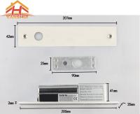 China Glass Door Mini Electromagnetic Lock Low Temperature Feedback And Timer for sale
