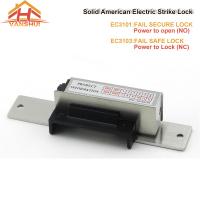 China Door Access Control American Type Electromagnetic Lock 304 Stainless Steel Strike for sale