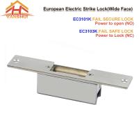 China EU Type Access Control Electric Strike Door Lock With Wide Face with NO/NC for sale