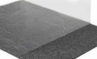 China PE Protective Film 200m x 1.24m Transparent Carpet Floor Protection 70um for sale