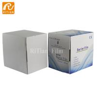 China Sticky Edge Dental Barrier Protective Film Perforated 4x6 Inch 1200 Pcs Blue for sale