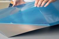 China PE Protective Film 50 Micron Anti Scratch for Stainless Steel Metal Profile Window Door Surface Protection for sale