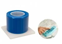 China Blue Barrier Film Roll Tape 4x6 Inch 1200 Sheets Easy Tear for Dental Tattoo Microblading for sale