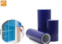 China Self Adhesive Window Protective Film 60um PE Blue Plaster Paint Dust Protection for sale