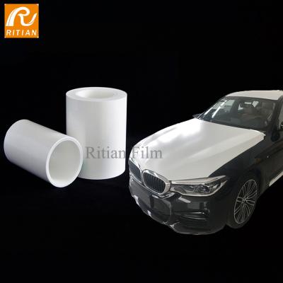 China Polyethene Automotive Protective Film Anti Scratch Car Surface Jumbo Roll 1000-1500mm Width for sale