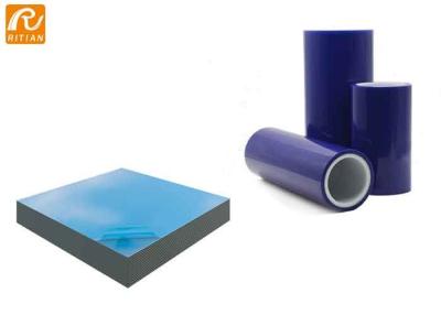 China 50 Micron Clear Self-Adhesive Protective Film for Sandwich Panels and Plastic Profiles with 60°C Heat Resistance for sale