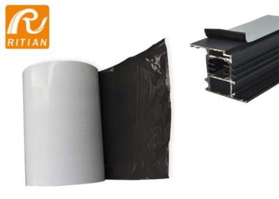 China Black White Aluminum Protective Film 50 Micron High Adhesive Removable No Residue for sale