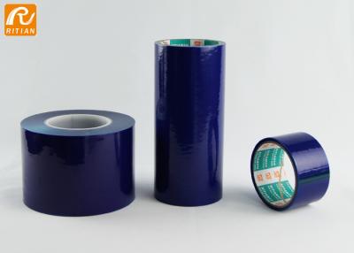 China RoHS Approved Blue PE Protective Film 0.03-0.15mm Anti Scratch Stainless Steel Panel Protector for sale