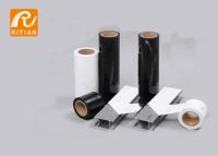 China Metal Sheet Alumium Surface Protective Film Removable Black & White Logo Printing Laminated Fillm Solution Near Me for sale