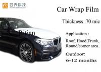 China Automotive Protective Film 70um UV Resistant Paint Protection Tape 180 Days Removable for sale