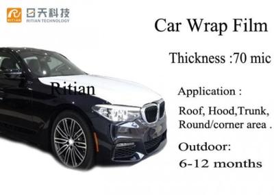 China Automotive Protective Film 70um UV Resistant Paint Protection Tape 180 Days Removable for sale