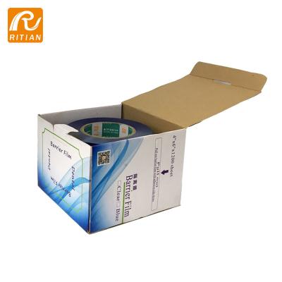 China Dental Disposable Barrier Film 4x6 Inch 1200 Sheets LDPE Medical Surface Protection for sale